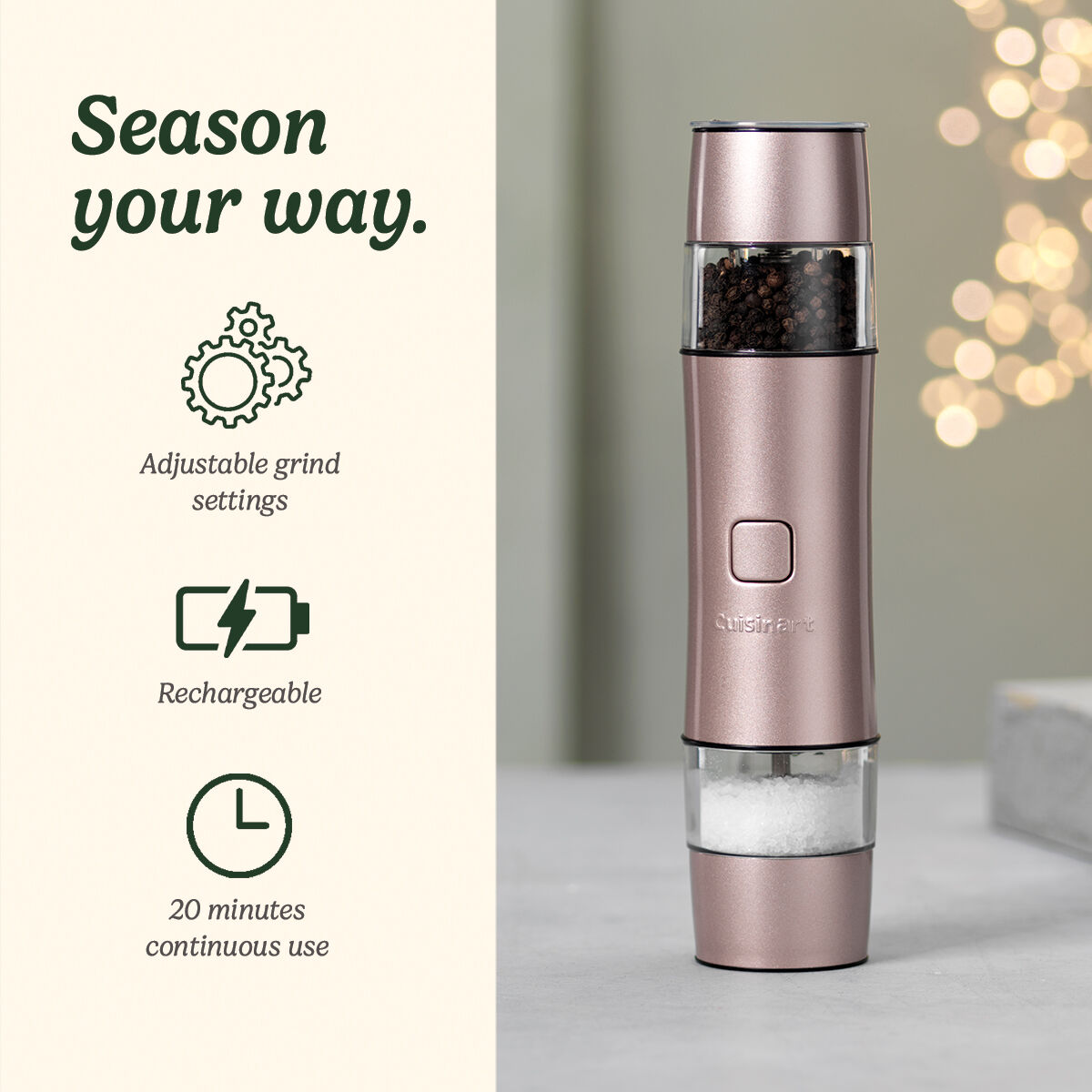 Cuisinart salt and pepper mill store